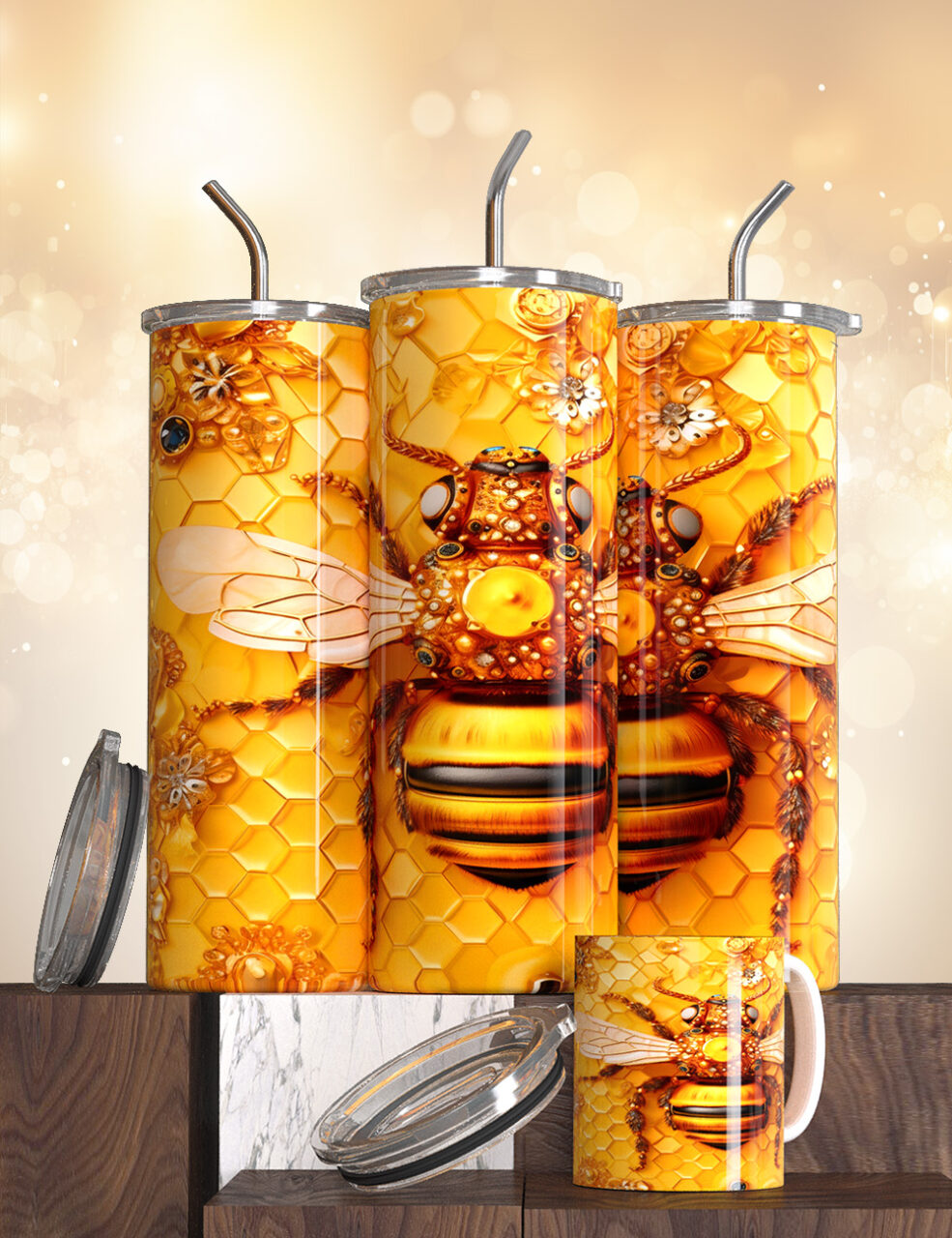 Bee Luxury Bundle - Sublimation Design - Milan Templates