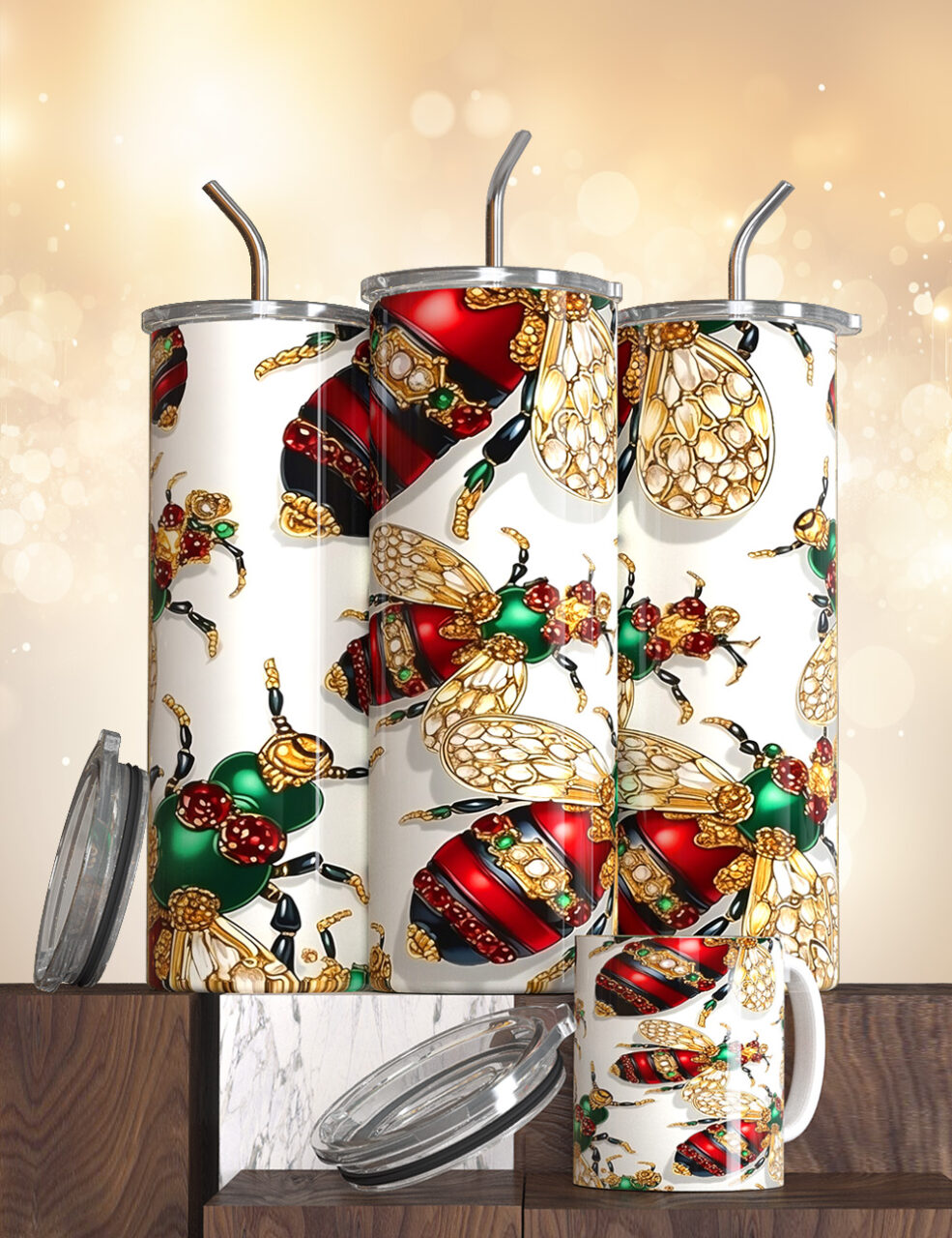 Bee Luxury Bundle - Sublimation Design - Milan Templates