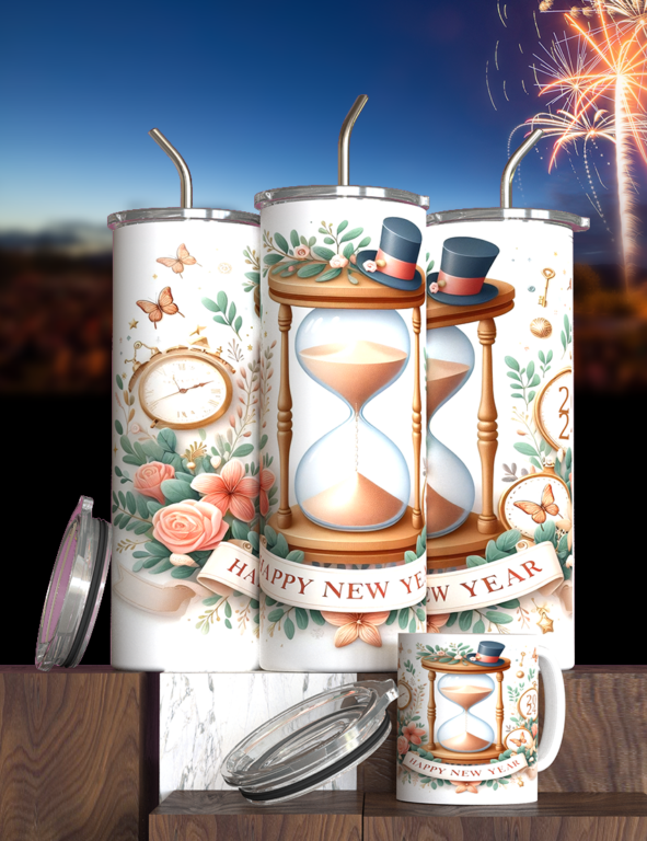 SEAL Happy New Year - 2024 - Sublimation Design - Milan Templates