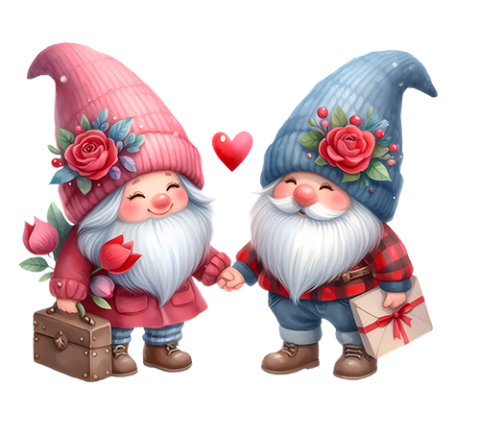 Gnomes Valentine's day - Bundle - Sublimation Design - Milan Templates