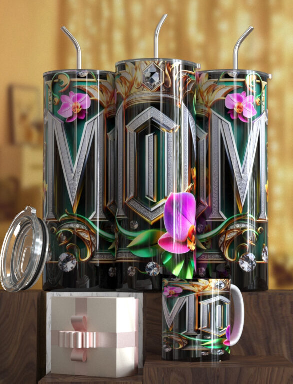 MoM - Gold - Sublimation Design - Milan Templates