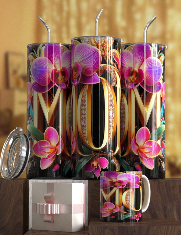 MoM - Gold - Sublimation Design - Milan Templates