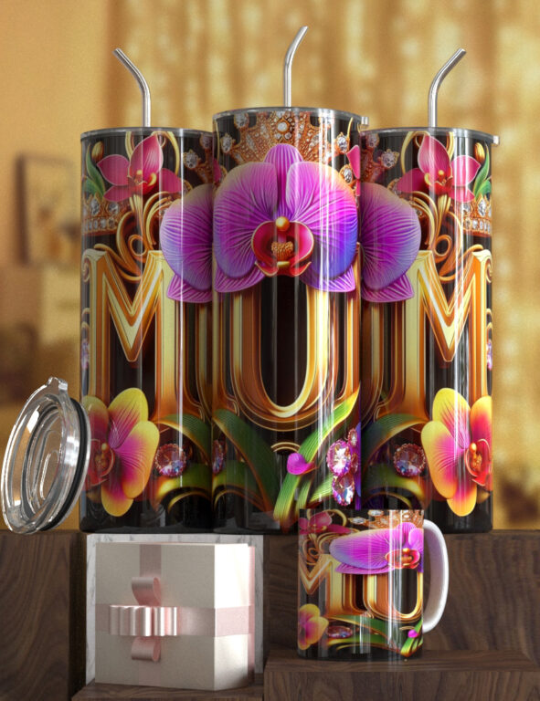 MoM - Gold - Sublimation Design - Milan Templates