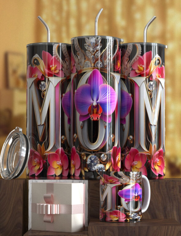 MoM - Gold - Sublimation Design - Milan Templates