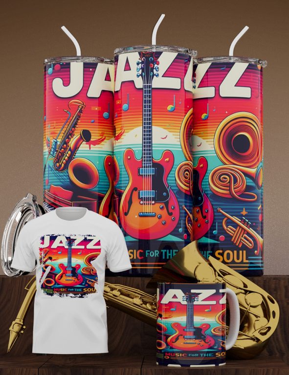 Jazz - Sublimation Design - Milan Templates