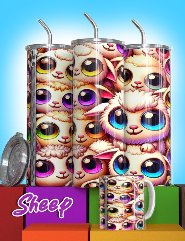 Cute Animals - Sublimation Design - Milan Templates
